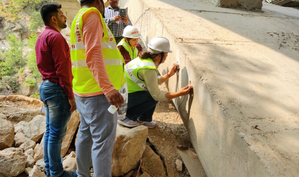 Non-Destructive Testing by UPV for Construction Material